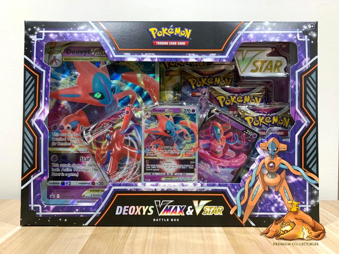 Pokemon TCG Deoxys VMax & VStar Battle Box, Hobbies & Toys, Toys ...