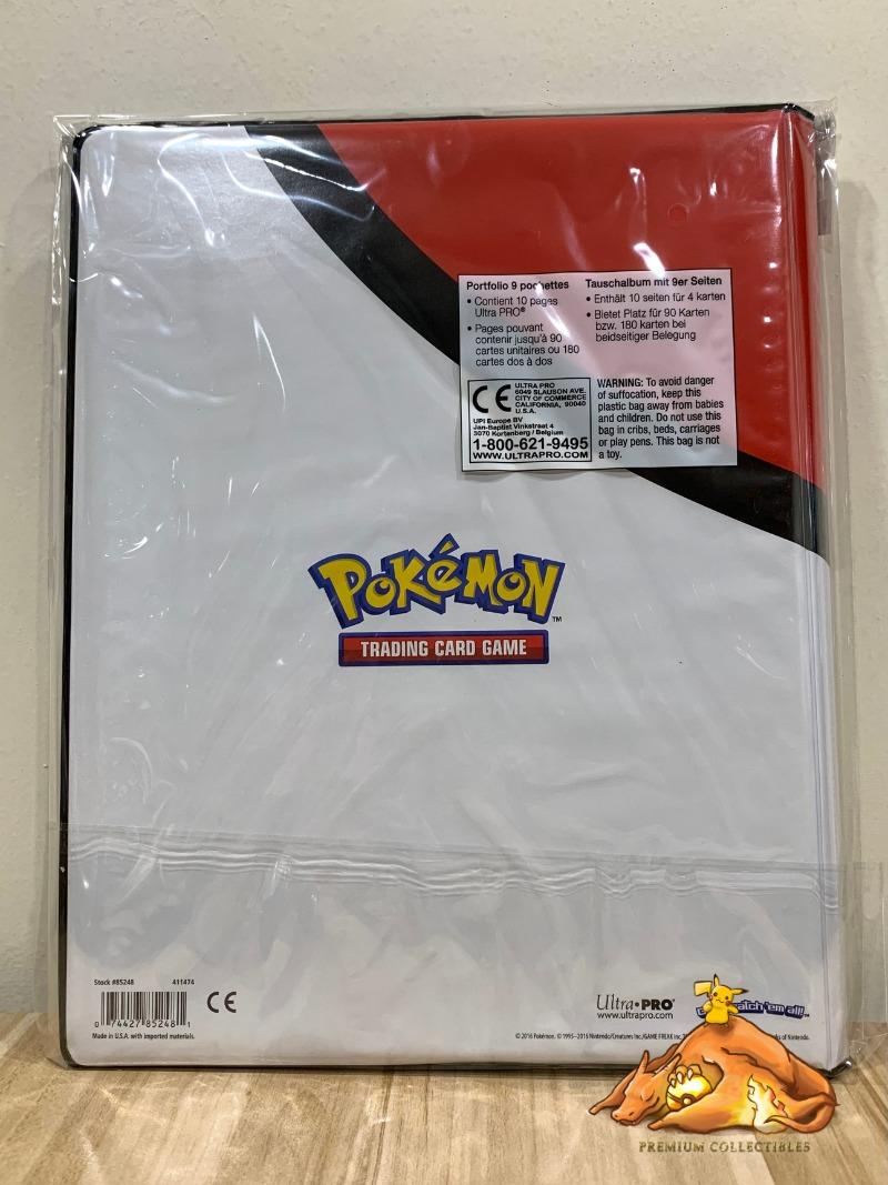 Pokemon TCG UltraPRO Pokemon Binder Poké Ball Premium 9-Pocket PRO ...