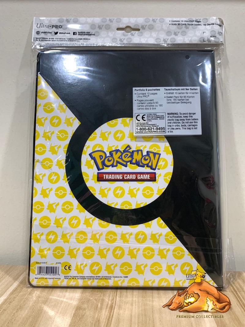 Pokemon TCG UltraPRO Pokemon Binder Pikachu 9-Pocket Portfolio ...