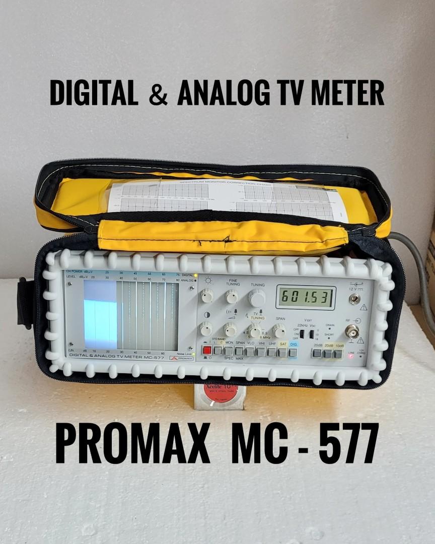 PROMAX MC-577 Digital & Analog TV Meter, 其他, 其他 - Carousell