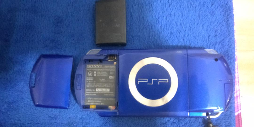 PSP 1000 Blue (unit only), Video Gaming, Video Game Consoles ...