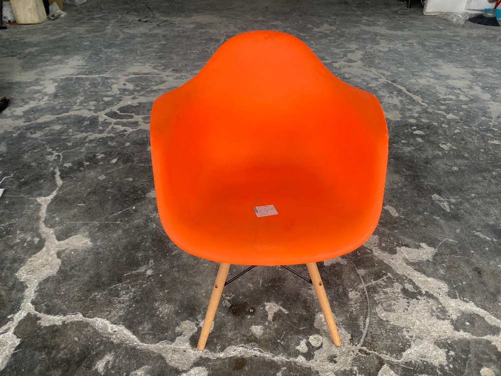 PVC Single Seater Armchair Orange Colour / PVC Single Seater Armchair ...