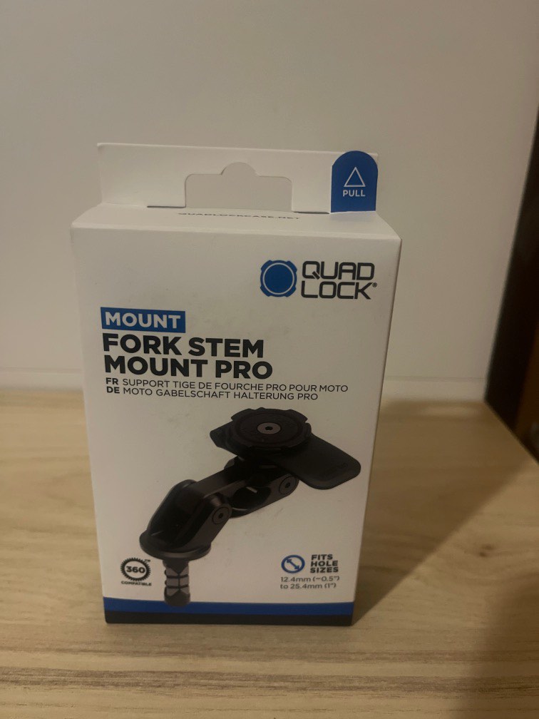 Quad Lock Stem Mount Pro, Motorcycles, Motorcycle Accessories on Carousell
