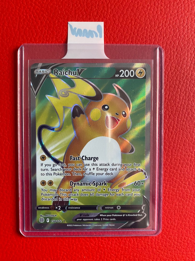 Raichu V Full Art Ultra Rare, Hobbies & Toys, Toys & Games on Carousell