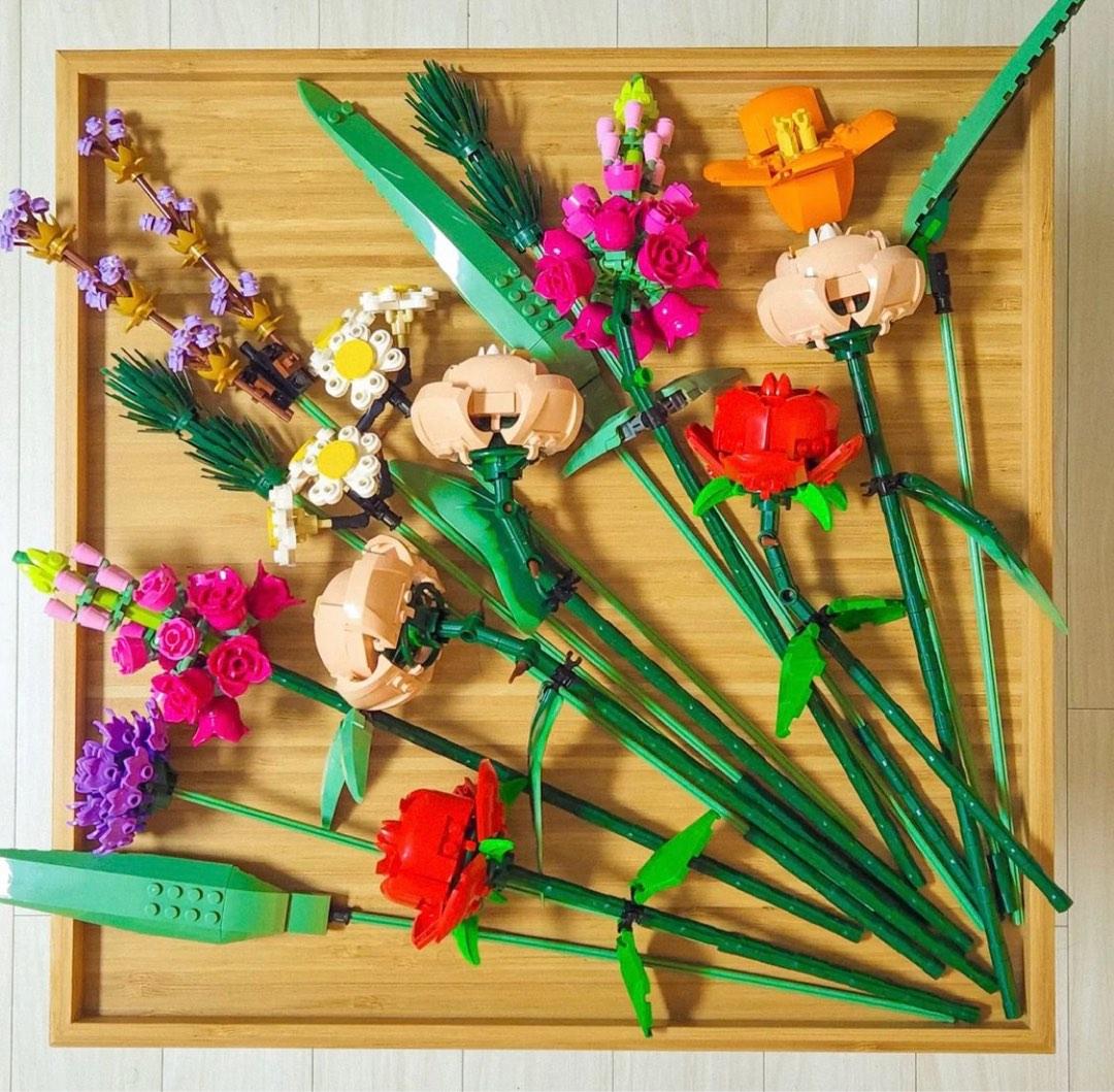 Readymade LEGO Flower, Hobbies & Toys, Toys & Games on Carousell