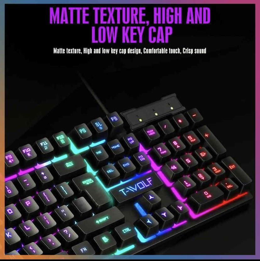 Rgb Keyboard And Mouse Tf200 Computers And Tech Parts And Accessories Computer Keyboard On Carousell