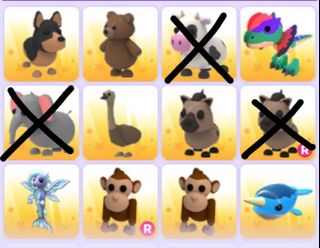 Roblox Adopt Me - Rare Pets, Video Gaming, Gaming Accessories, In-Game ...