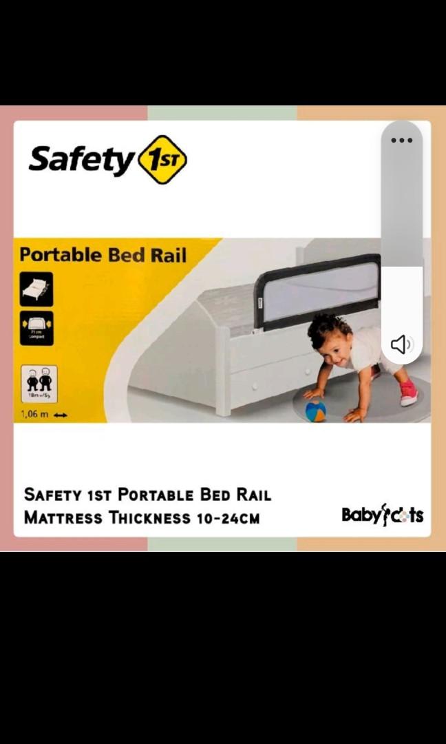 Safety 1st Compact Fold Portable Bedrail - Dark Grey, Babies & Kids ...