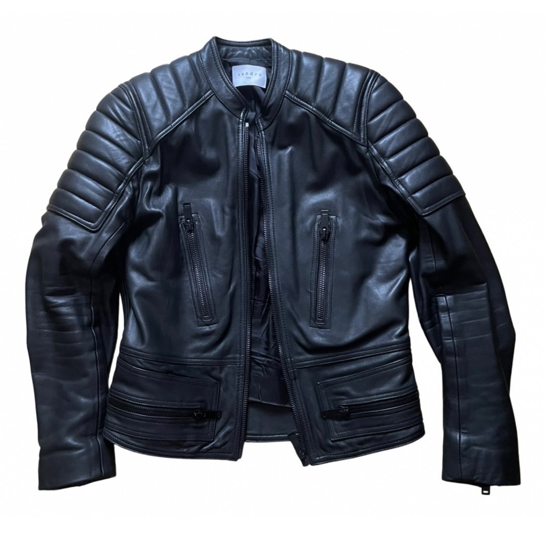 Sandro Paris Leather Jacket, Men's Fashion, Coats, Jackets and ...