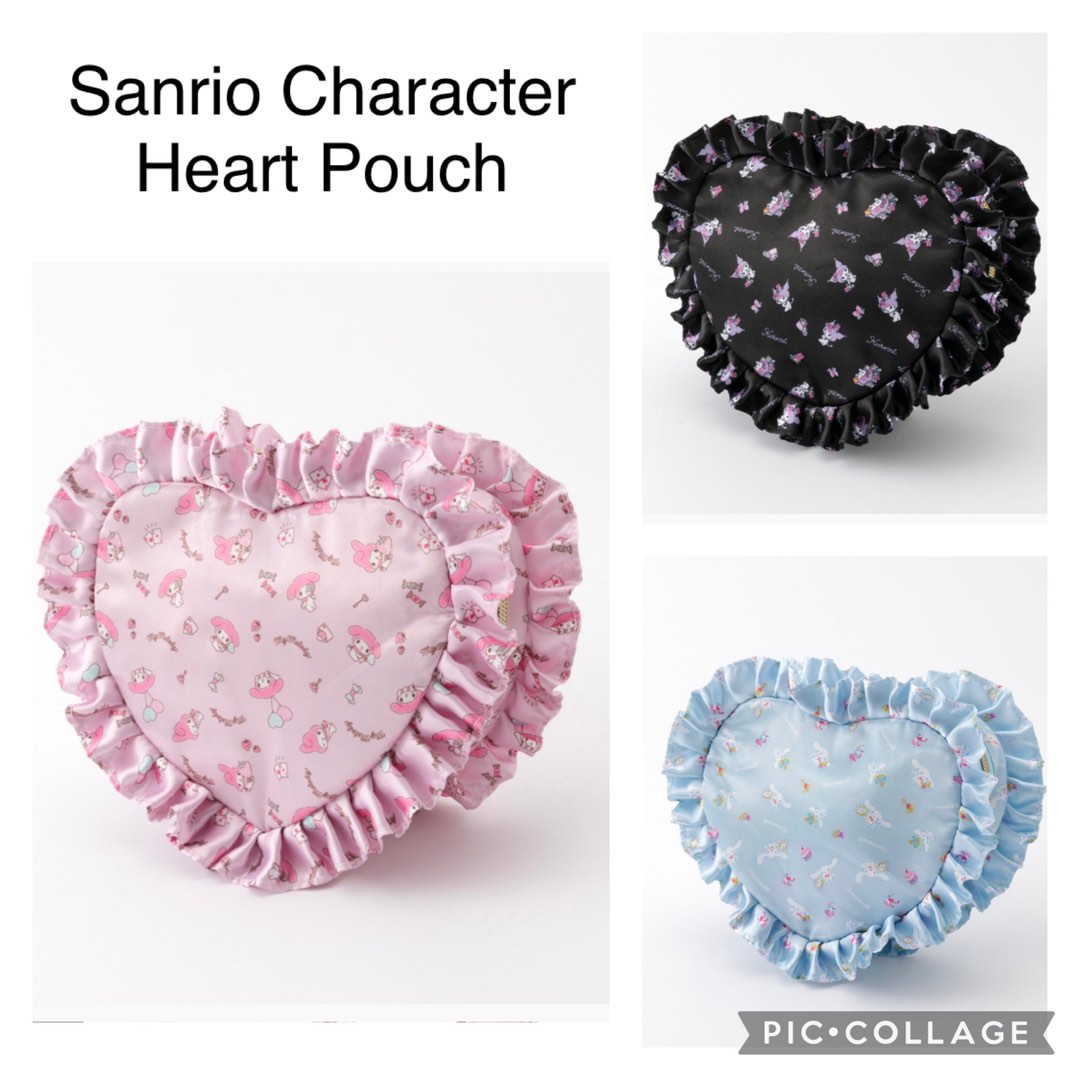 Sanrio Character Heart Pouch, Women's Fashion, Bags & Wallets, Purses ...