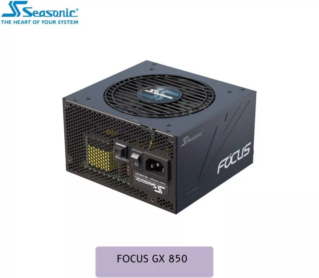 Seasonic Focus GX-850 80Plus Gold 850W PSU, Computers & Tech, Parts ...