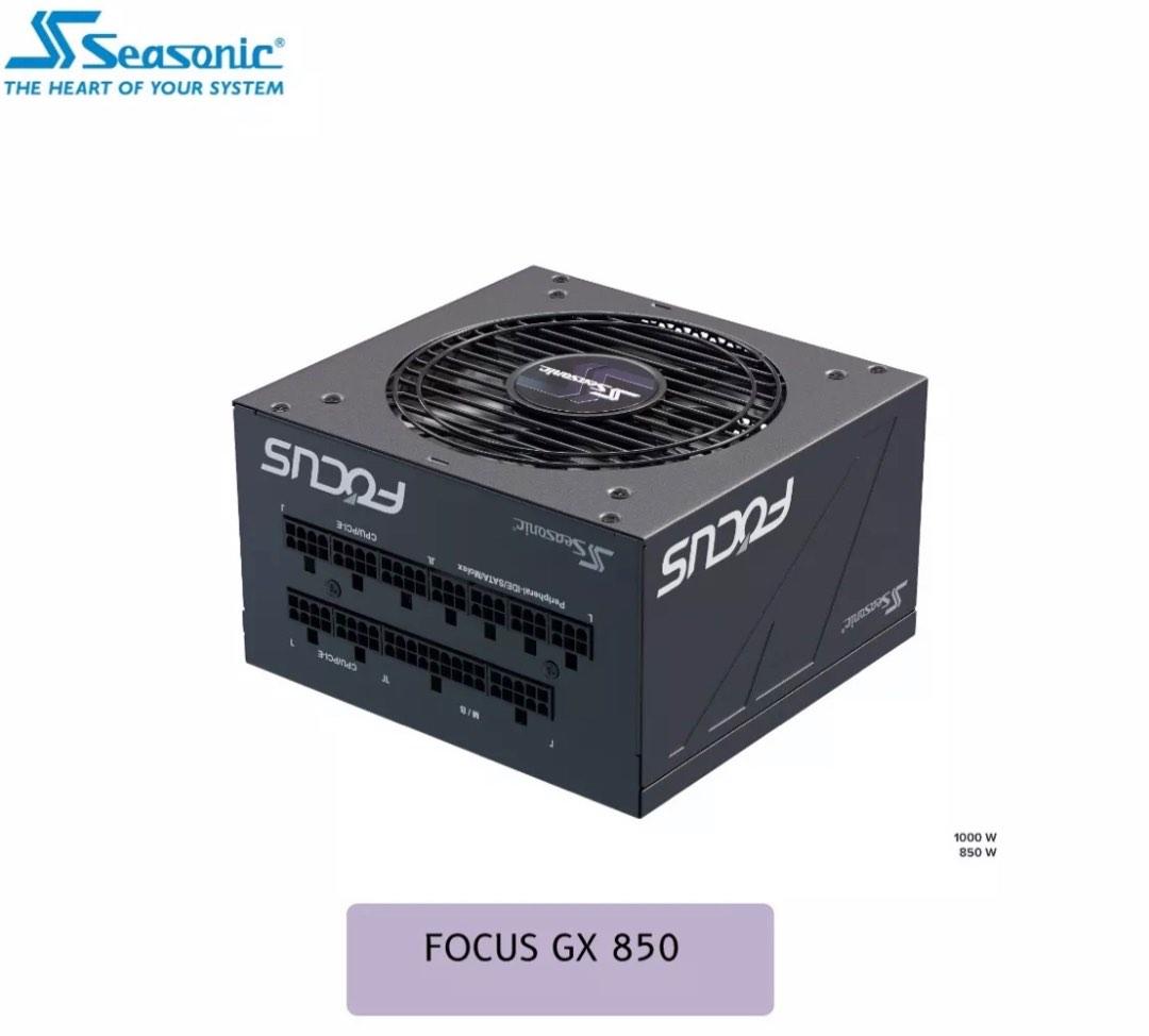 Seasonic Focus GX-850 80Plus Gold 850W PSU, Computers & Tech, Parts ...