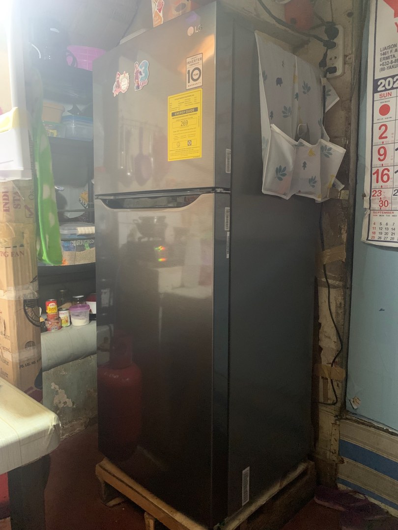 Second Hand - LG New Smart Inverter Top freezer with LINEAR Cooling, TV ...