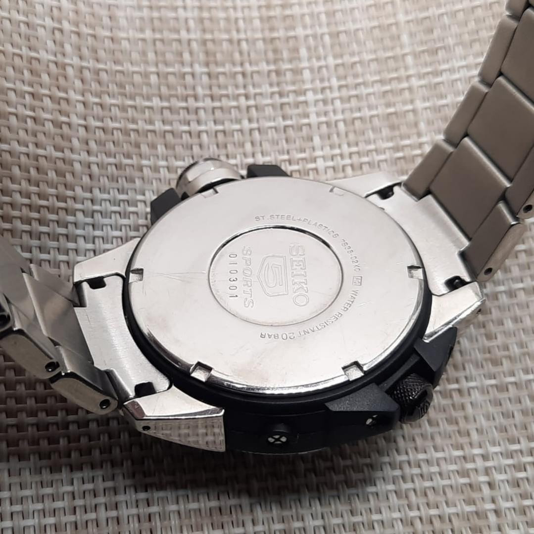 Seiko 5 SKZ223 7S36-02K0 "Map Meter" 200 Meters (Resist) Watch, Men's ...