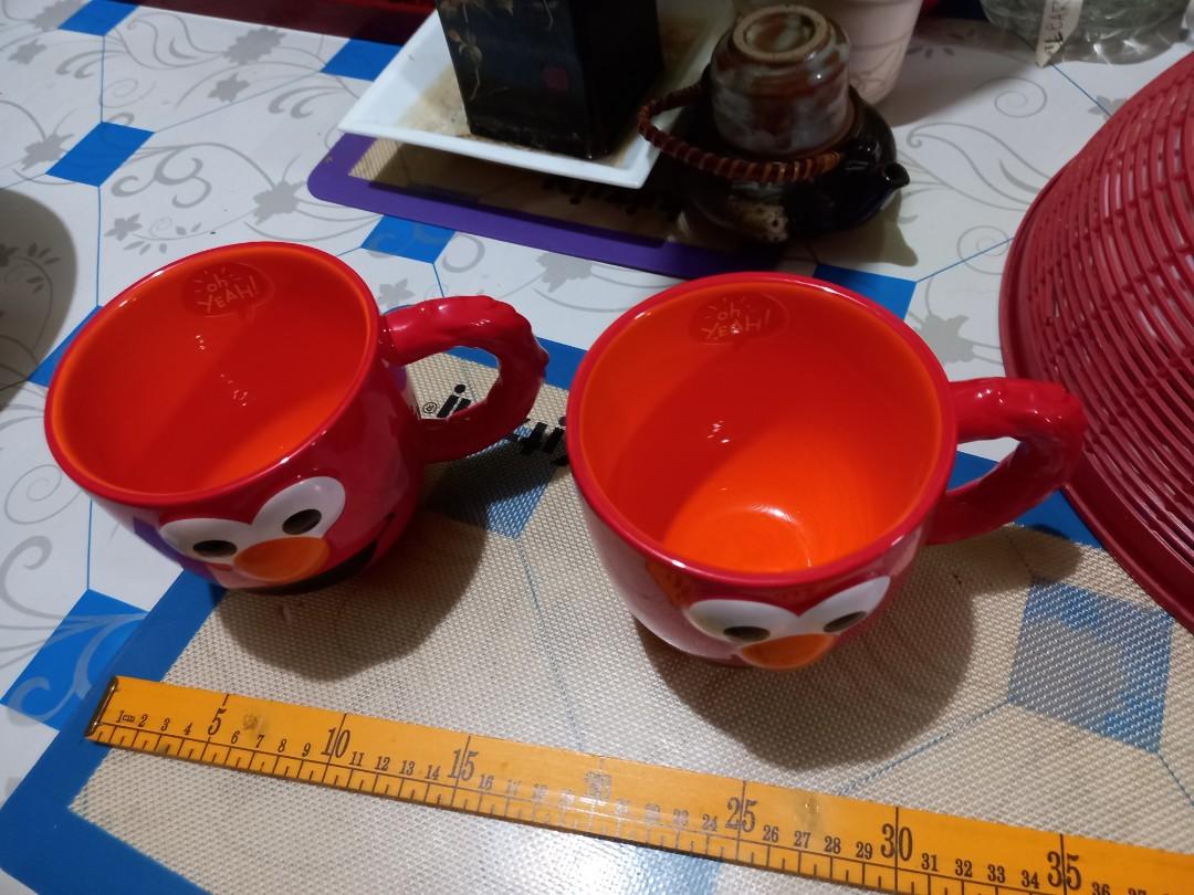 Sesame Street Elmo Big Cup, Hobbies & Toys, Memorabilia & Collectibles ...