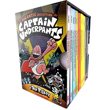 [SG STOCK] [12 Books] Captain Underpants Collection, Hobbies & Toys ...