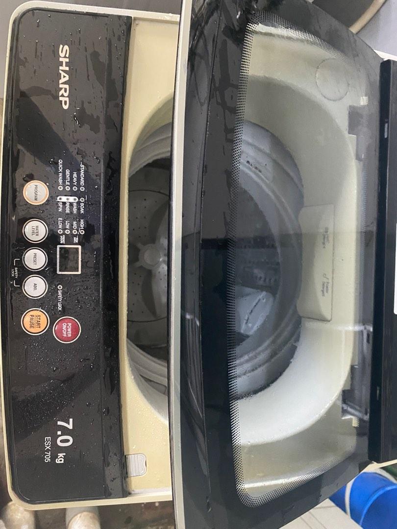 Sharp 7KG Top Loading Washing Machine, TV & Home Appliances, Washing ...