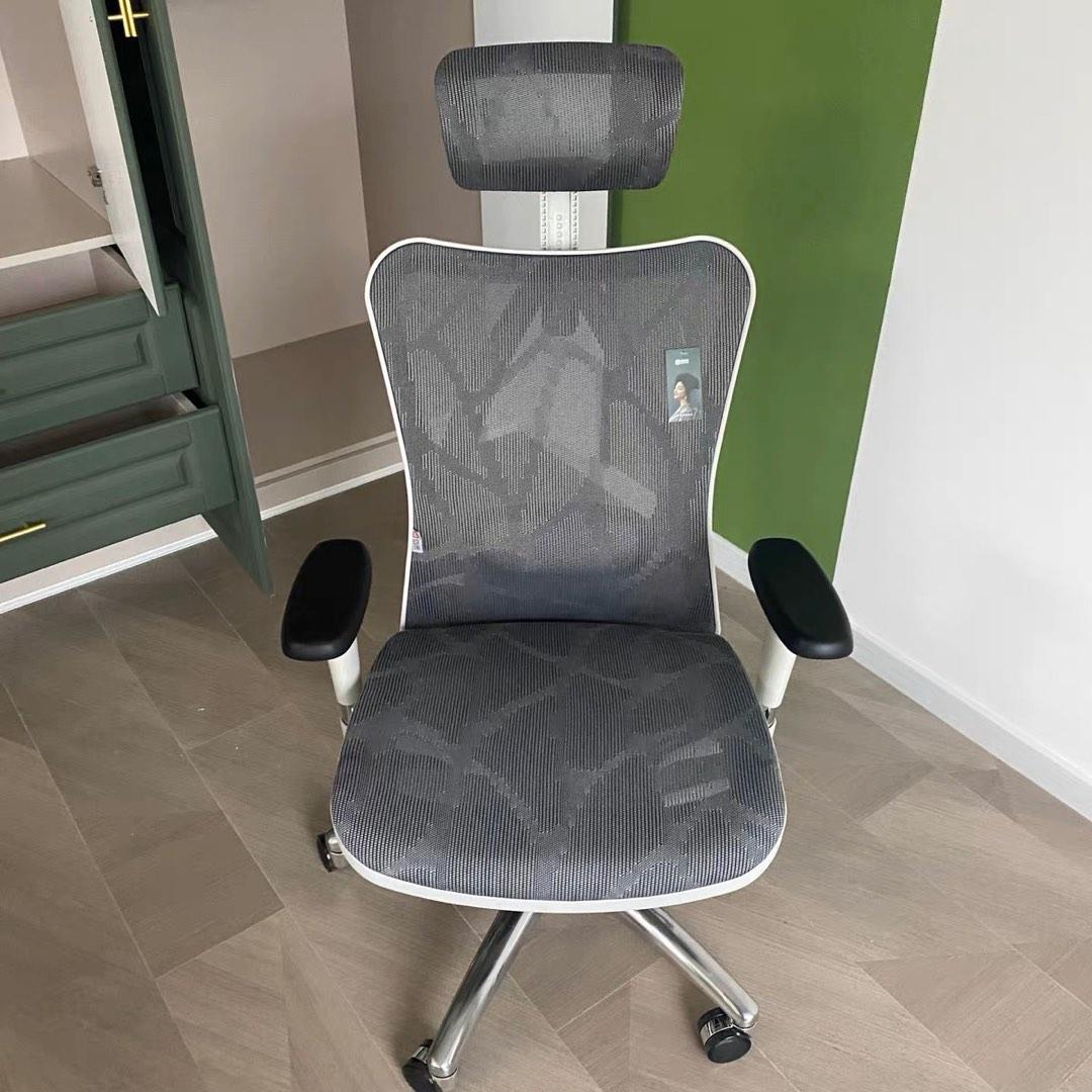 Sihoo M57 Mesh Ergonomic Chair Grey, Furniture & Home Living, Furniture ...