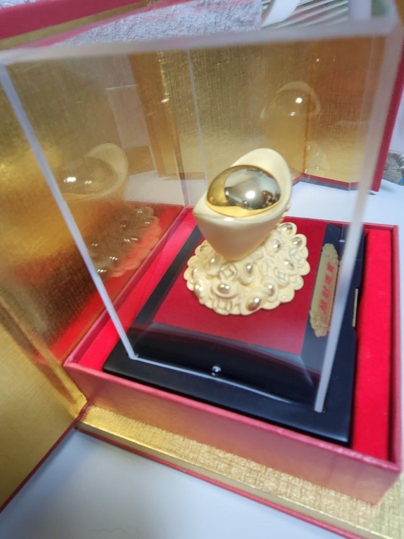 SK 24K gold ingot display, Furniture & Home Living, Home Decor, Other ...