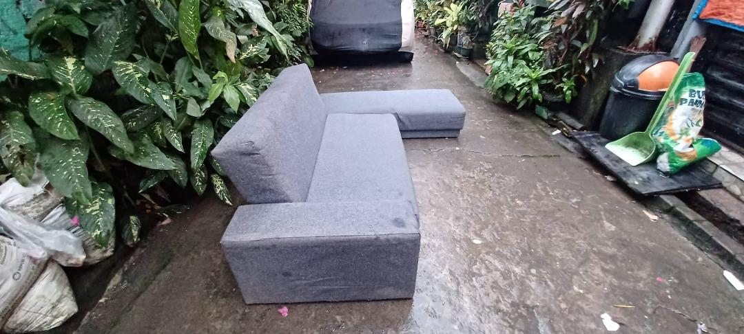 Sofa Bed with Extension/Foot Rest, Furniture & Home Living, Furniture ...
