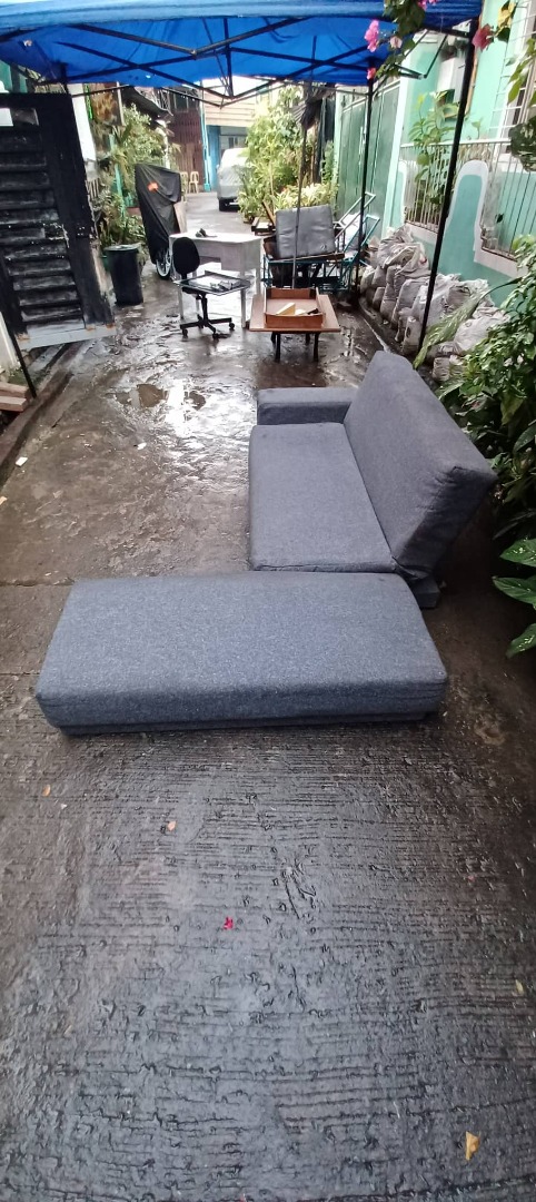 Sofa Bed with Extension/Foot Rest, Furniture & Home Living, Furniture ...