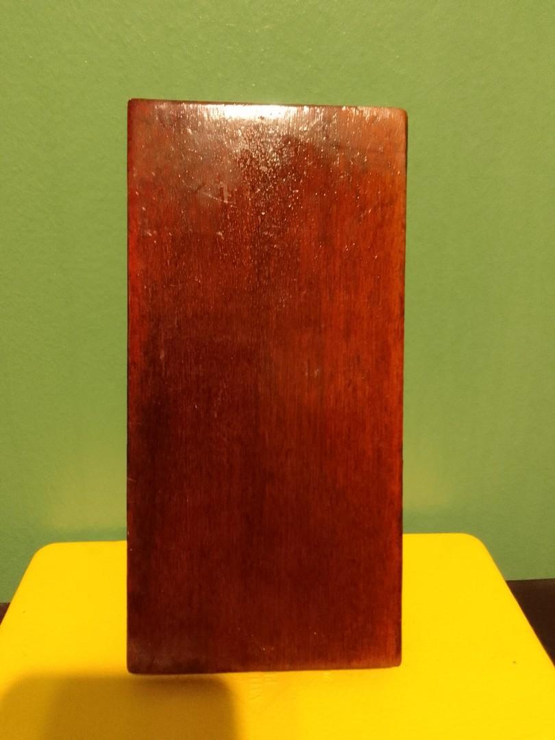 Solid Hardwood Rectangle stand, Hobbies & Toys, Collectibles ...