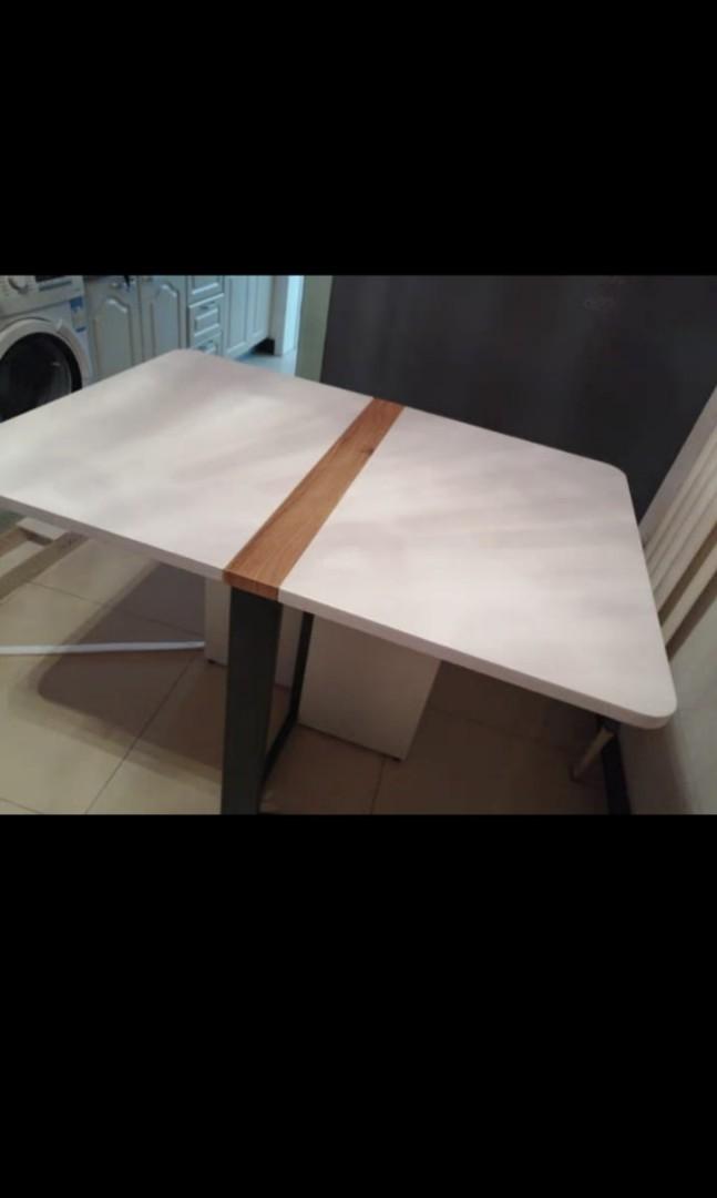 Solid Wood 2 sided Folding Table, Furniture & Home Living, Furniture ...