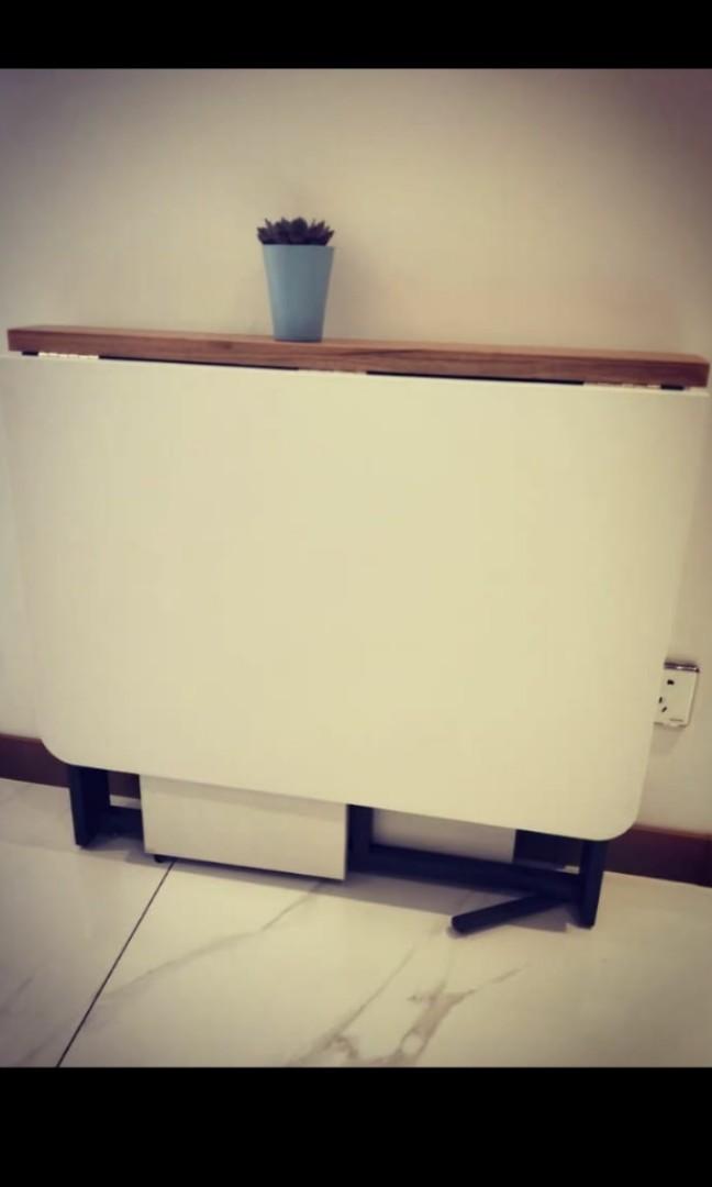 Solid Wood 2 sided Folding Table, Furniture & Home Living, Furniture ...