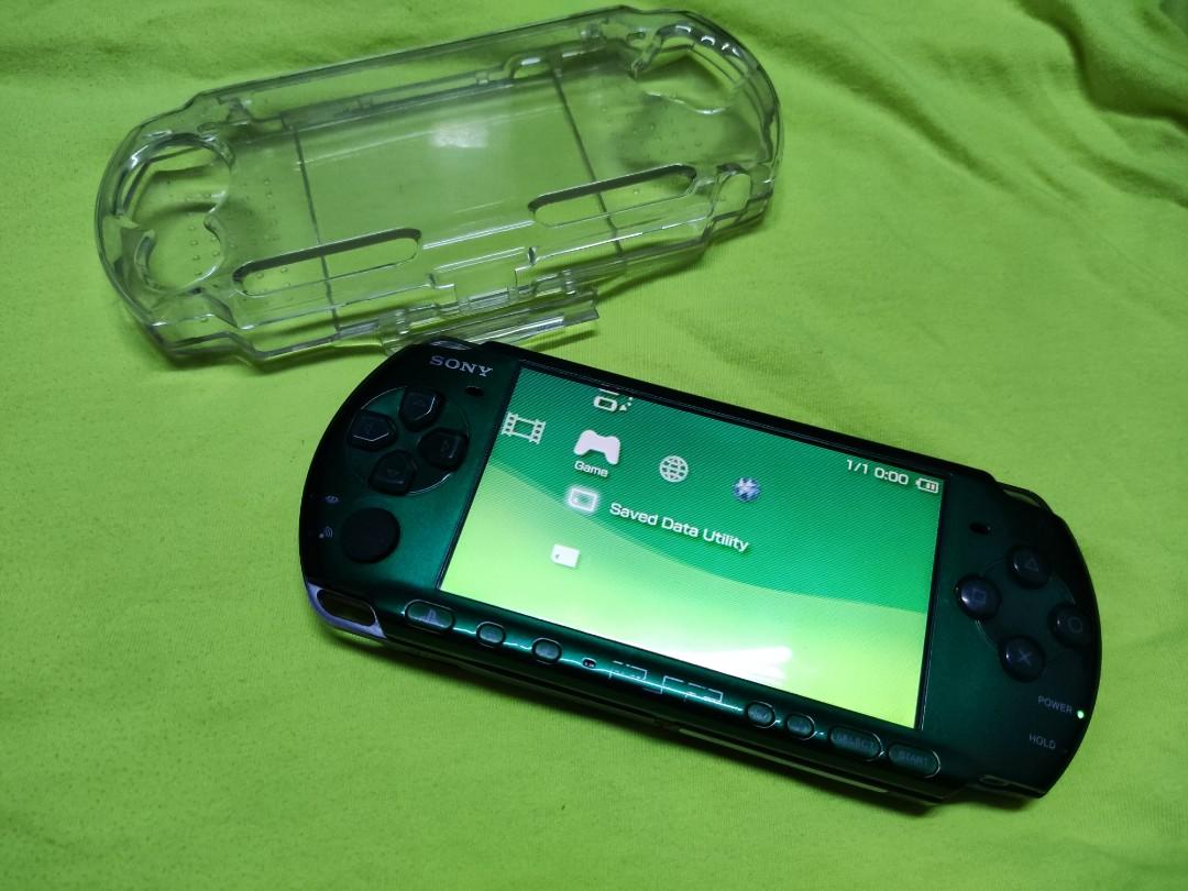 Sony PSP 3000 Green, Video Gaming, Video Game Consoles, PlayStation on ...