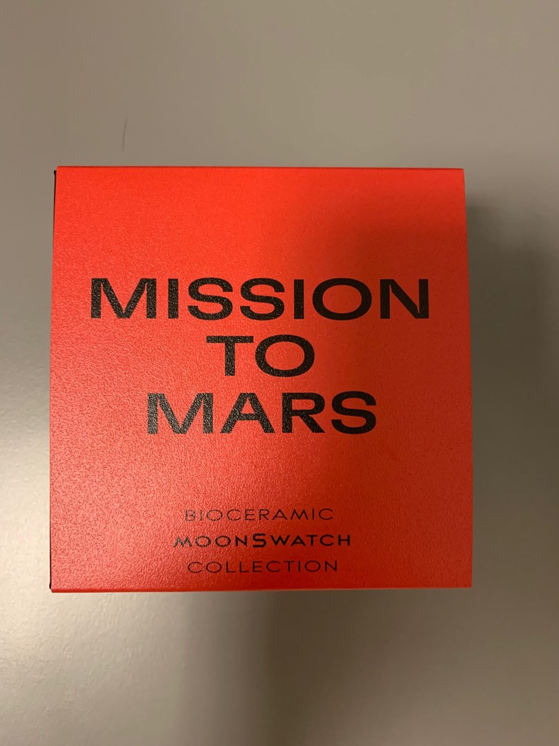 Swatch Omega Moonswatch Mars, Luxury, Watches on Carousell