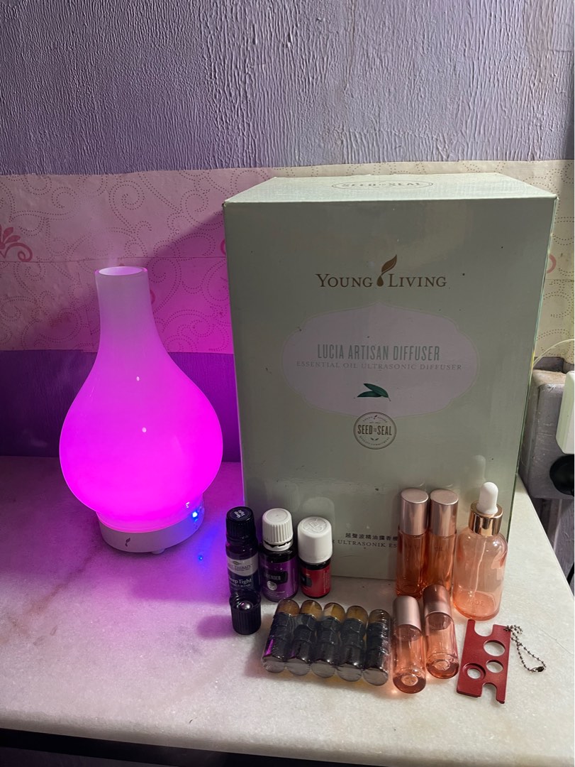 Take all! Young Living Lucia diffuser with freebies, Beauty & Personal ...