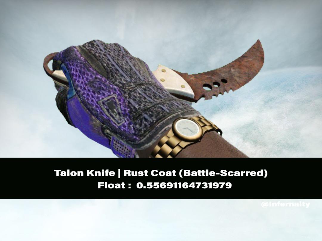 Talon Knife Rust Coat BS CSGO SKINS KNIVES, Video Gaming, Gaming ...