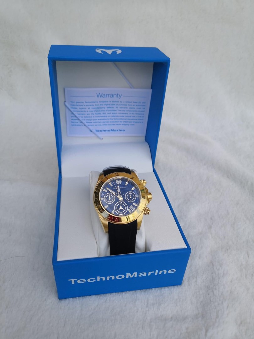 Technomarine Manta Ray Silicone Strap Watch, Women's Fashion, Watches ...