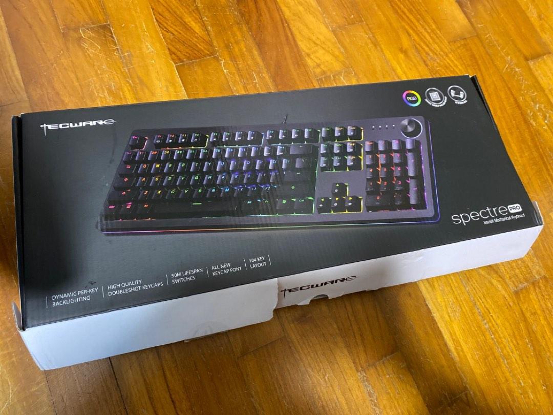 *like new* Tecware Spectre Pro RGB mechanical 104 key (no wire ...