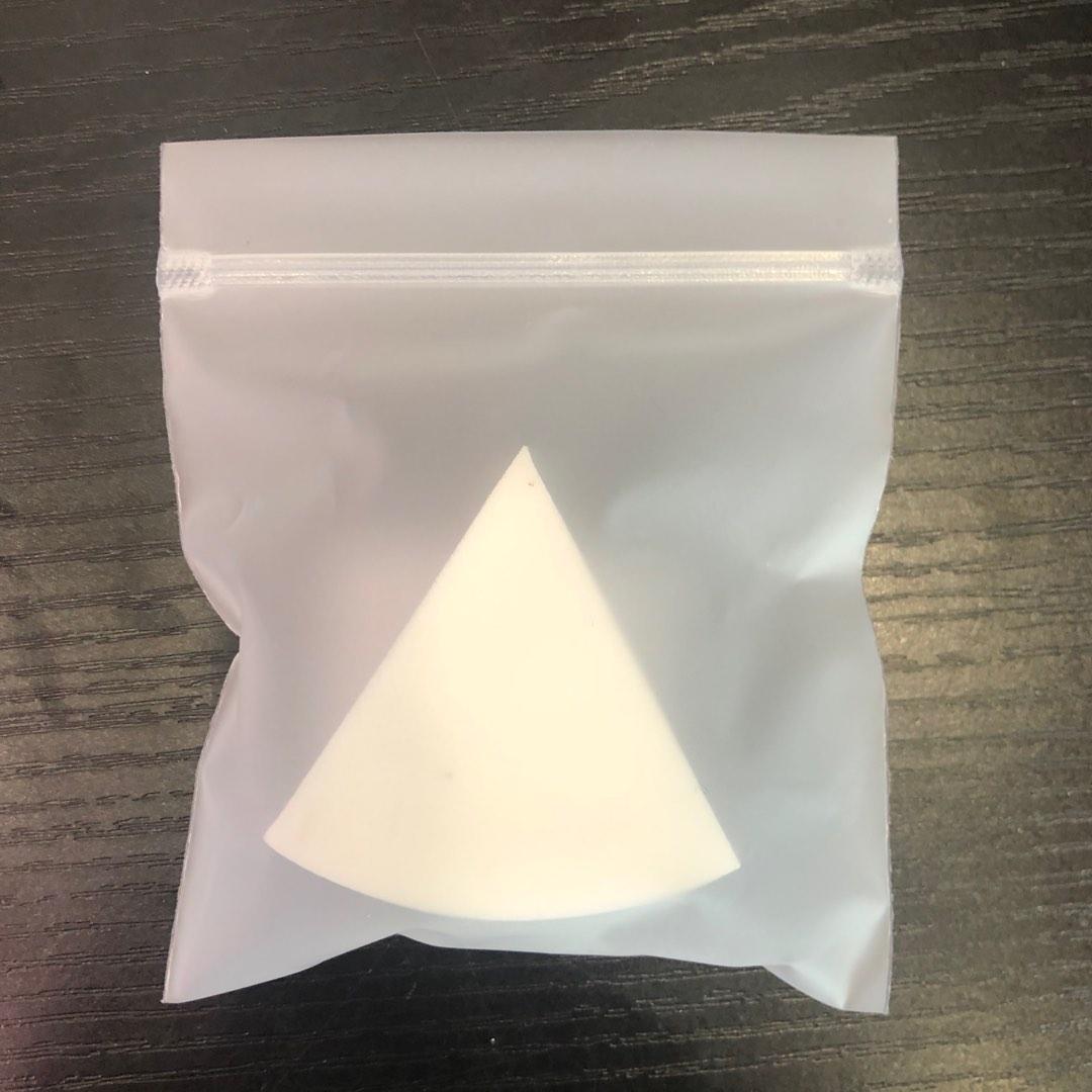 Triangle sponge single (white), Beauty & Personal Care, Face, Makeup on ...