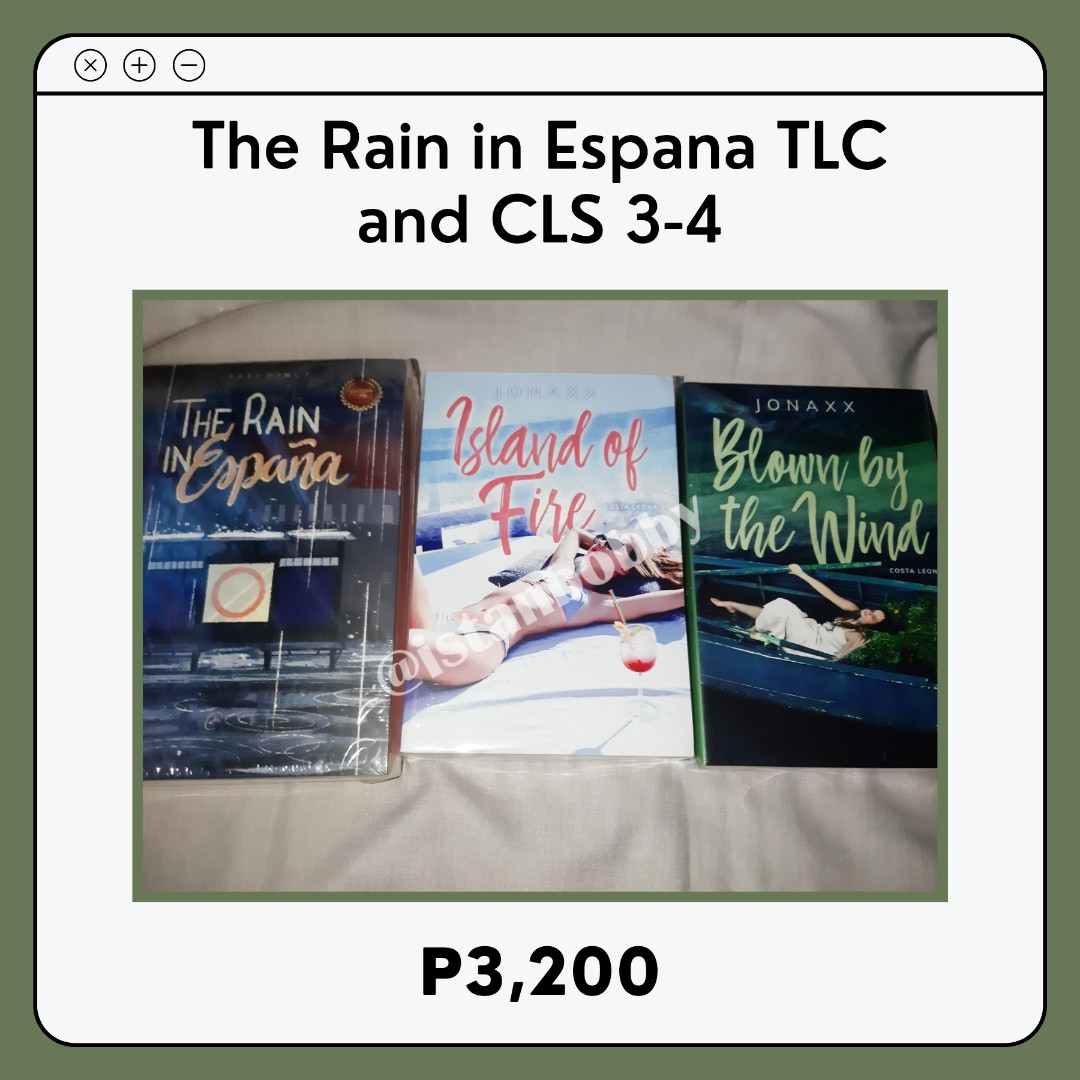 Costa Leona Series 3-4 and TRIE TLC (Bundle Price), Hobbies & Toys, Books & Magazines, Fiction ...