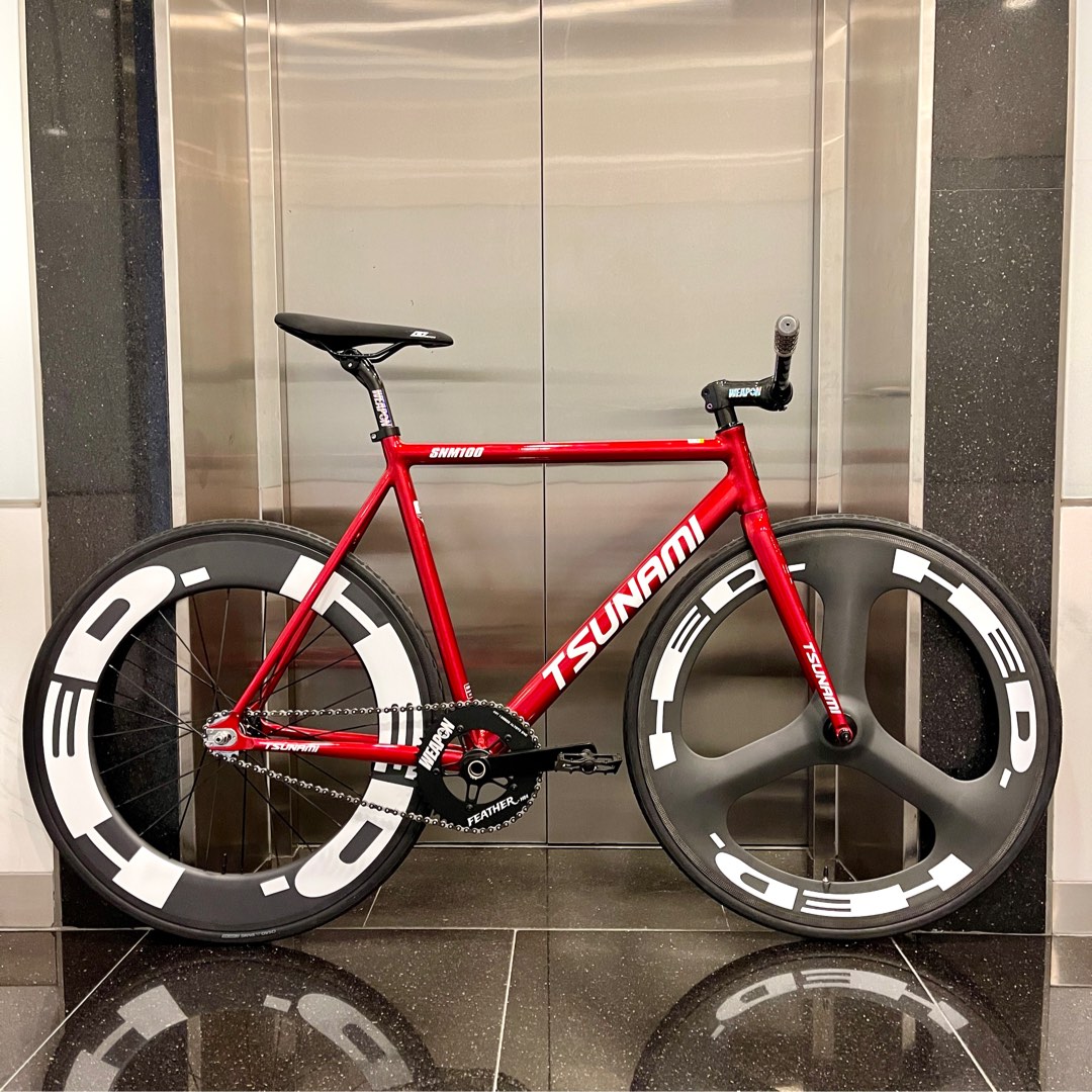 Tsunami SNM 100/ fixie gear bike /frame set( $330)/complete bike ($659)/size M /L/Tsunami fixie ...