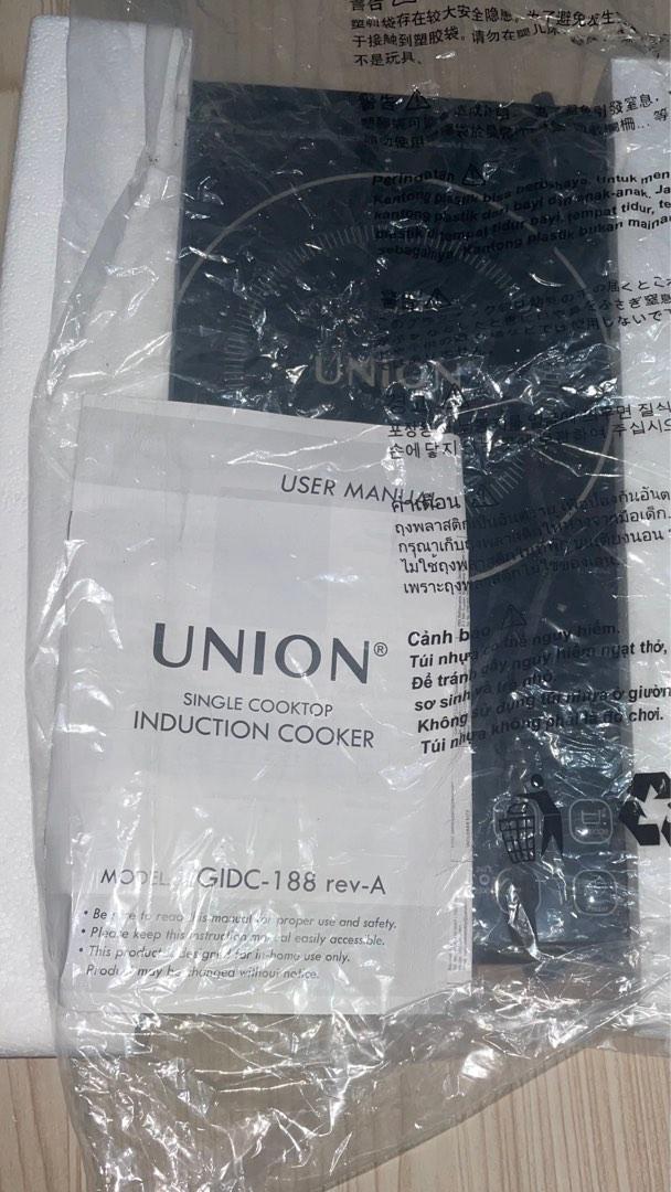 Union induction cooker, Furniture & Home Living, Kitchenware ...
