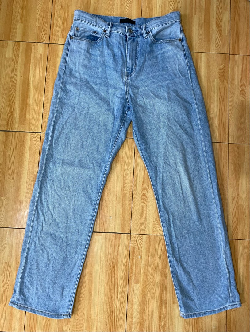 Uniqlo boyfriend pants, Women's Fashion, Bottoms, Jeans on Carousell