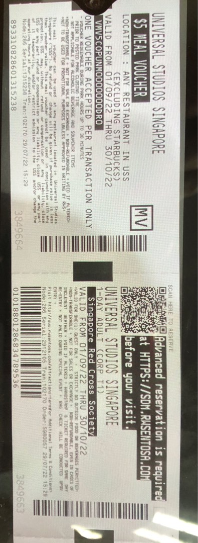 UNIVERSAL STUDIOS SINGAPORE ONE DAY UNLIMITED RIDE TICKETS WITH FREE ...