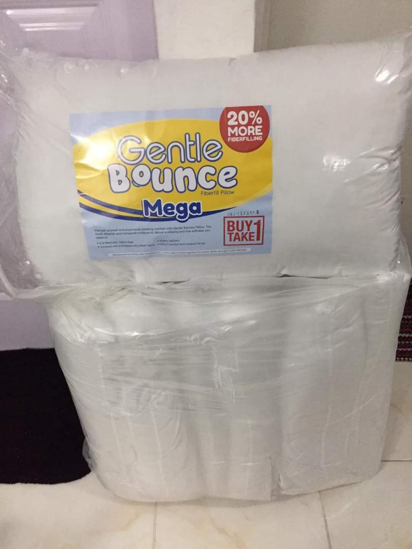 Uratex MEGA gentle bounce pillows b1t1, Furniture & Home Living ...
