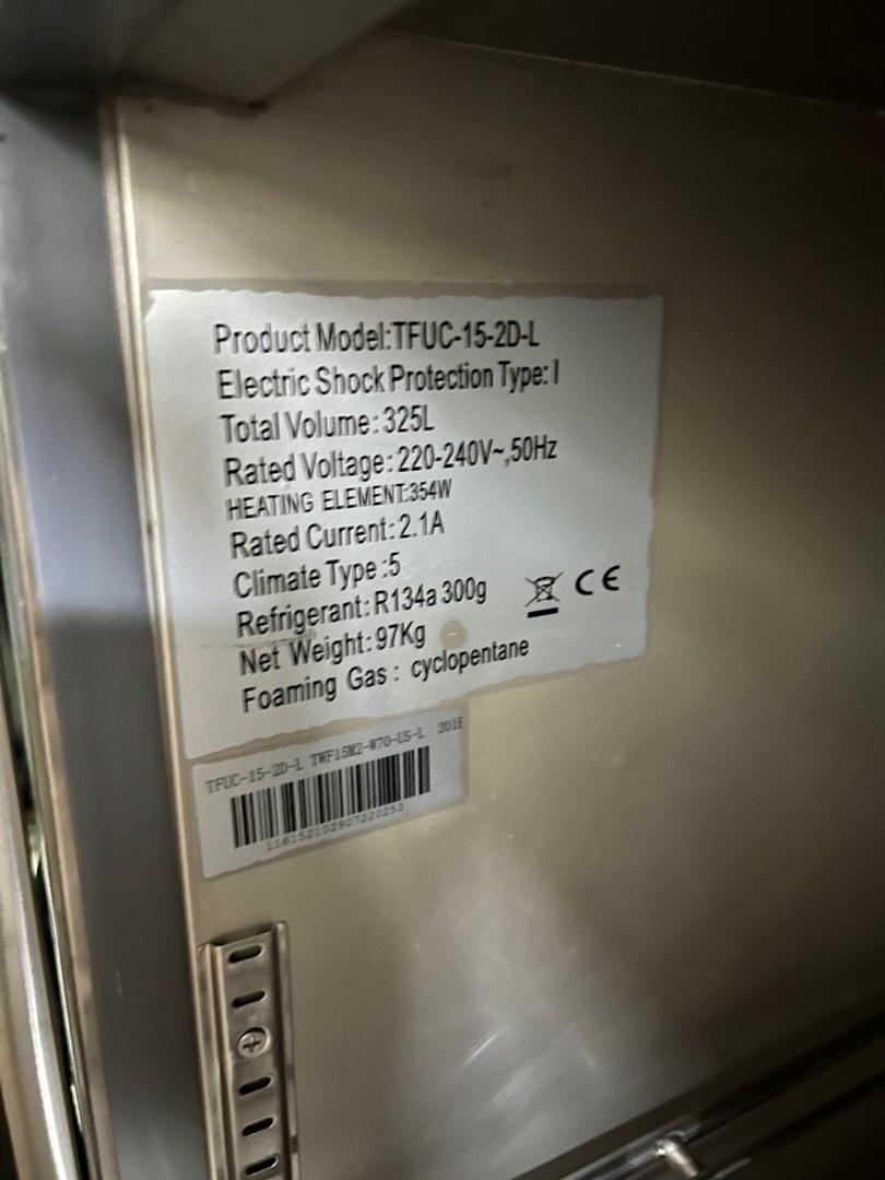 Very New Turbo Freeze 2 Doors Counter Chiller 1500 x 700, TV & Home ...