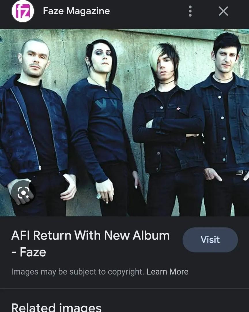 Vintage AFI A Fire Inside Miss Murder Official Merch Band Tee Kaos ...