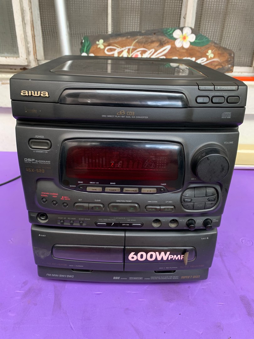VINTAGE Aiwa Mini Component Unit only DEFECTIVE, Audio, Soundbars ...