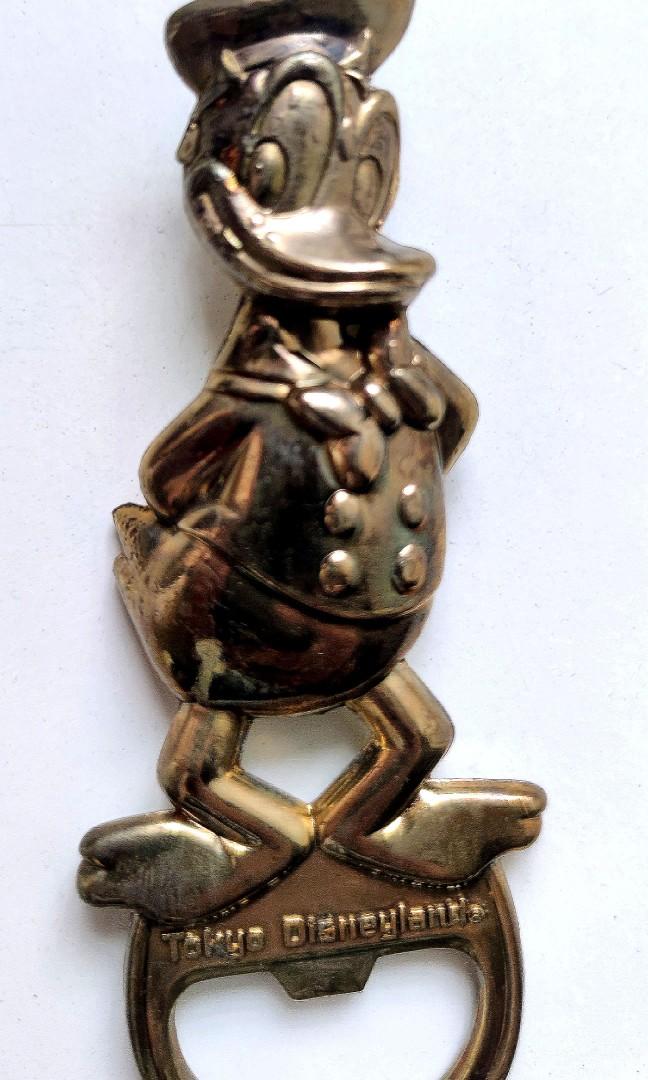 Vintage Classic Tokyo Disneyland Donald Duck Bottle Opener 5" Metal ...