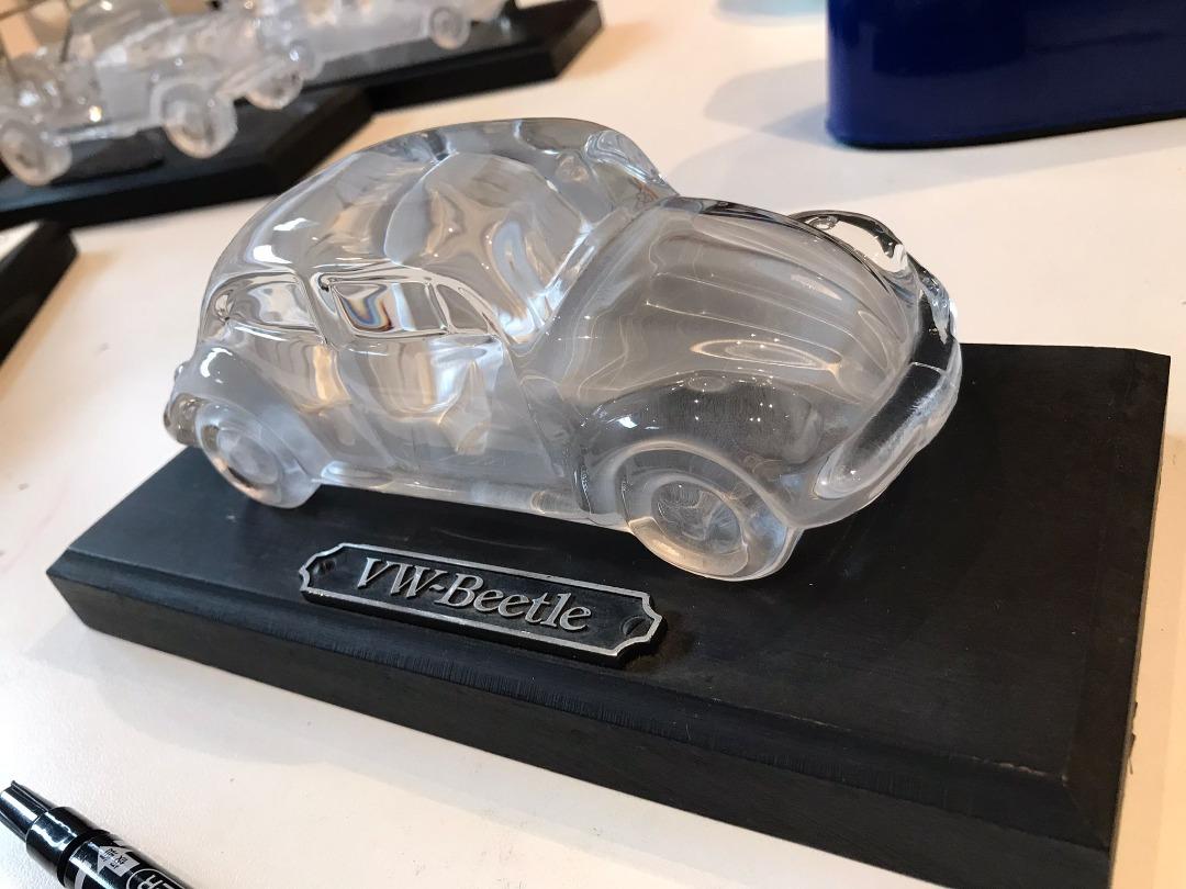 Vintage crystal cars - magic cristal - Jeep, Beatle, race car, etc ...