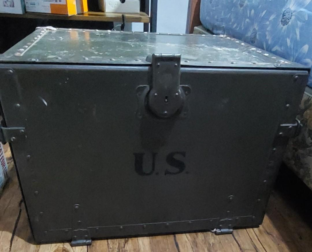 Vintage US army chest drawer, Furniture & Home Living, Furniture ...
