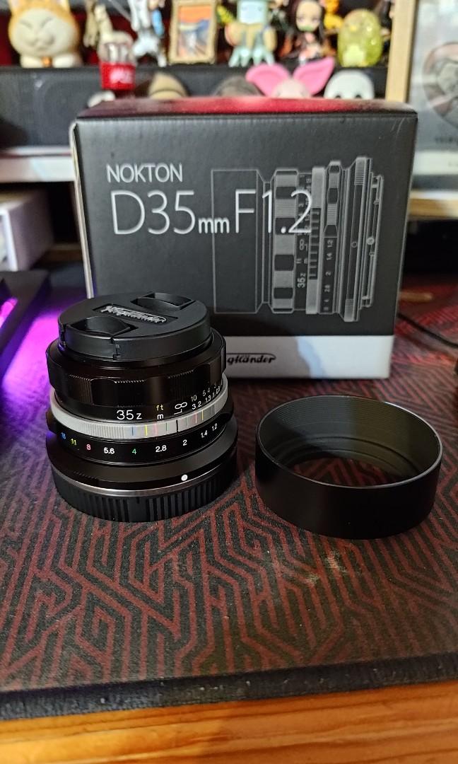 voigtlander nokton d35mm f1.2 (z mount), 攝影器材, 鏡頭及裝備 - Carousell