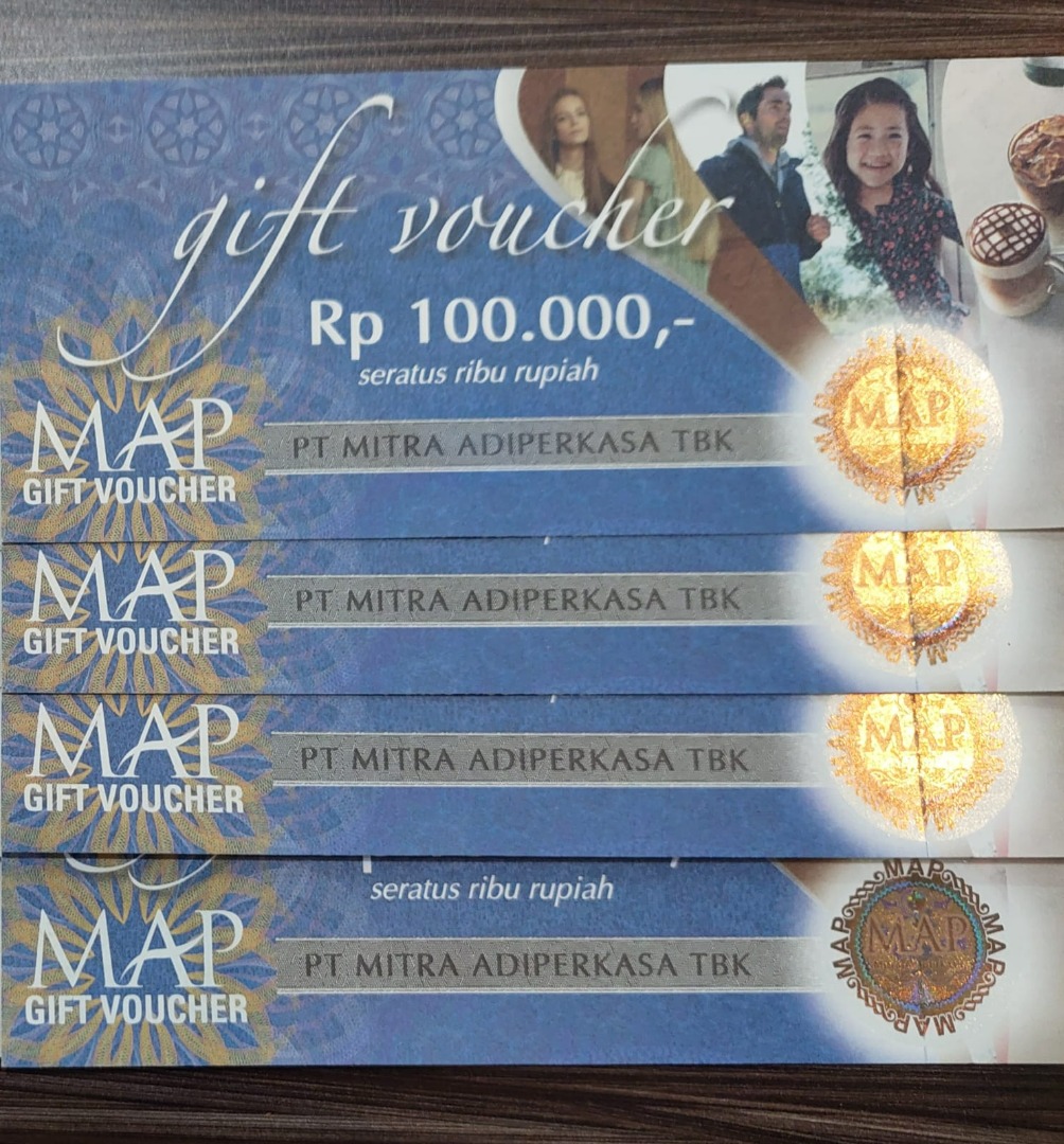 Voucher MAP, Tiket & Voucher, Kartu Hadiah & Voucher di Carousell