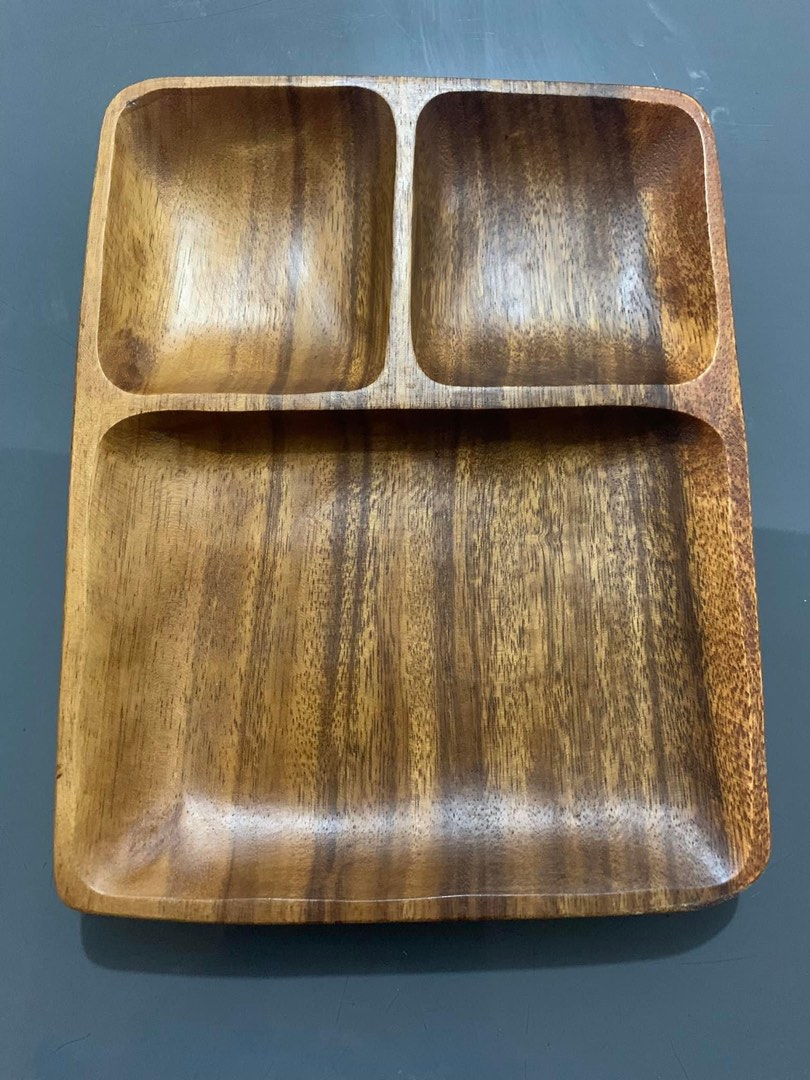 Wooden Rectangular Plate, Furniture & Home Living, Kitchenware ...